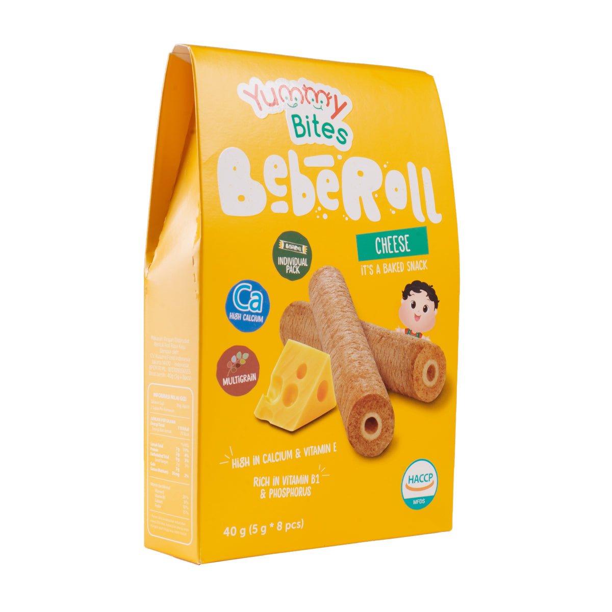 Yummy Bites Beberoll (40g) - Cheese (9m+) – Trejoy